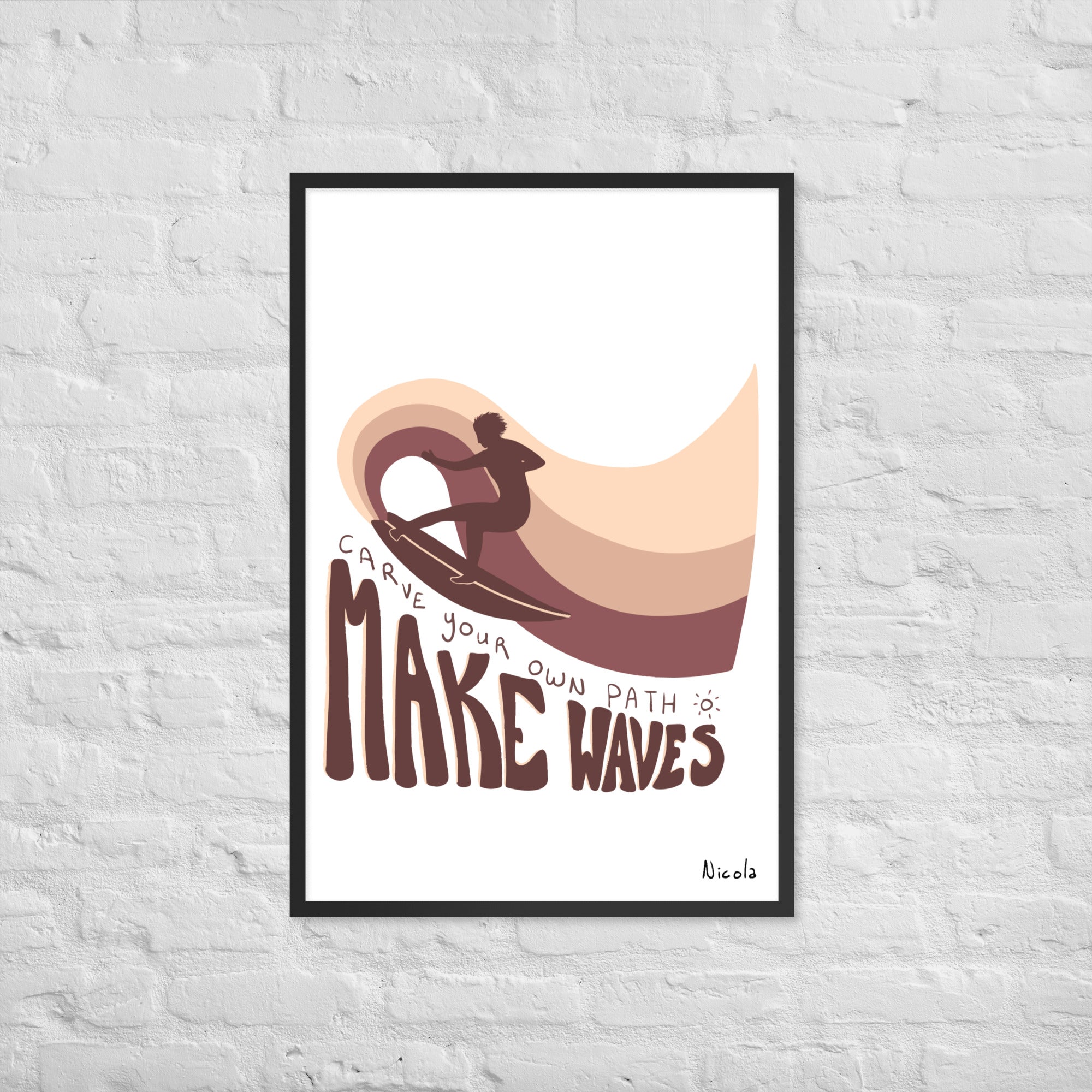 Making Waves Papper Poster – awehbelekker.com